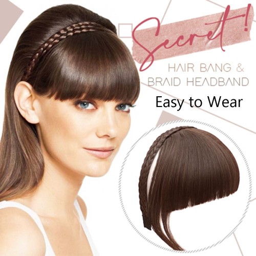 Fringe Bands Secret Bang Braid Headband With Headband Braid Instant ...