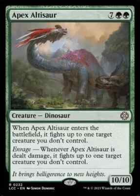 Apex Altisaur - 232 - NM - Commander: The Lost Caverns of Ixalan - MTG ...