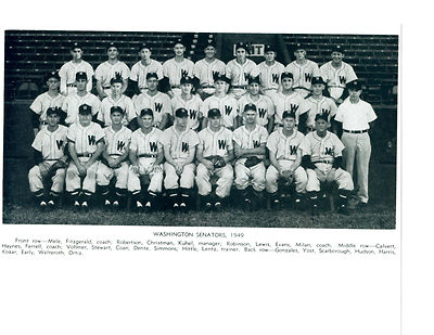 1949 WASHINGTON SENATORS 8X10 TEAM PHOTO BASEBALL HOF MLB USA | eBay