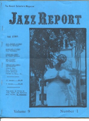 MAG: Jazz Report Vol 9 #1 1973-jazz and music collectors info-buy/sell ...