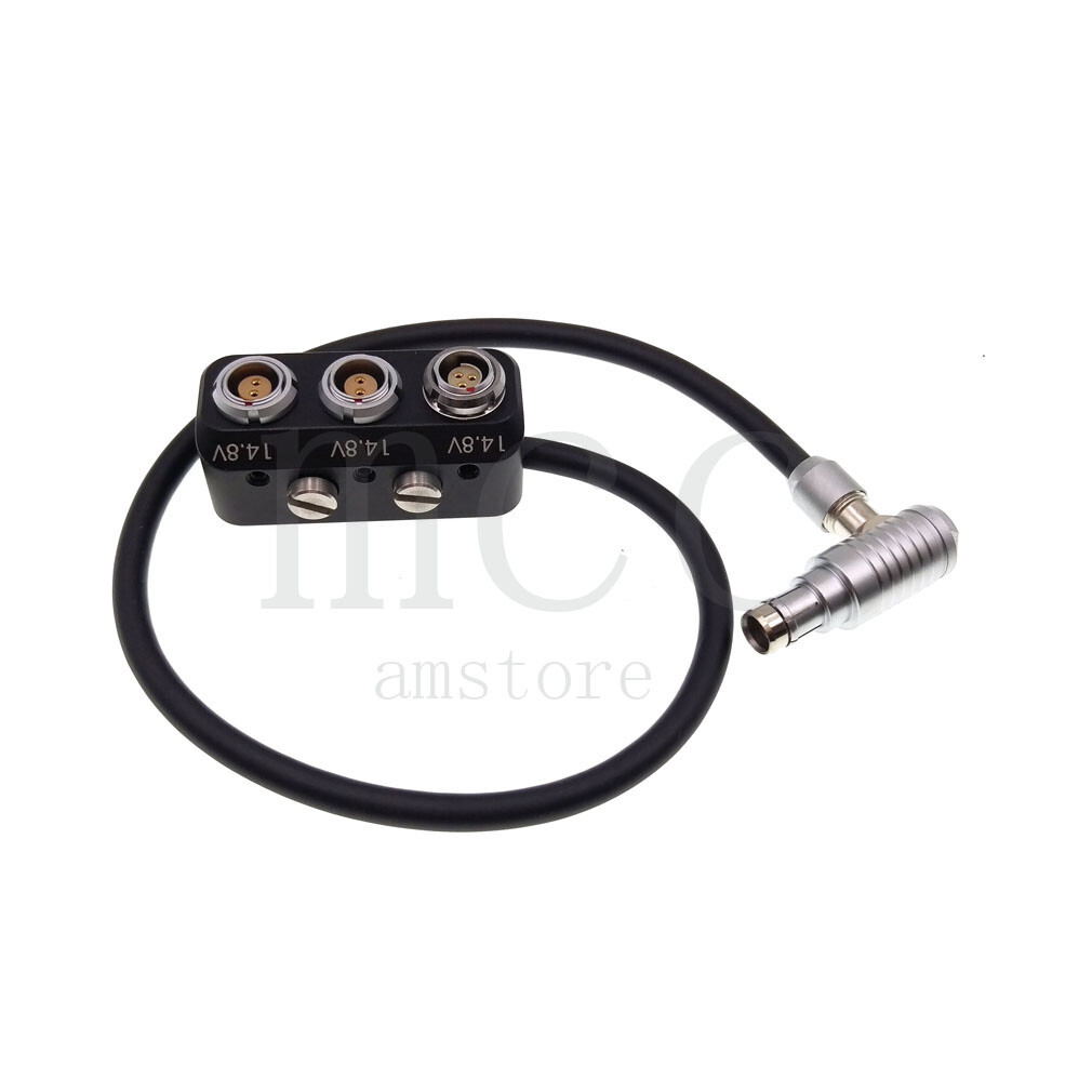 Sony Alexa Power Splitter Box RS 3 Pin Right Angle to 2 x 0B 2pin 1 x ...