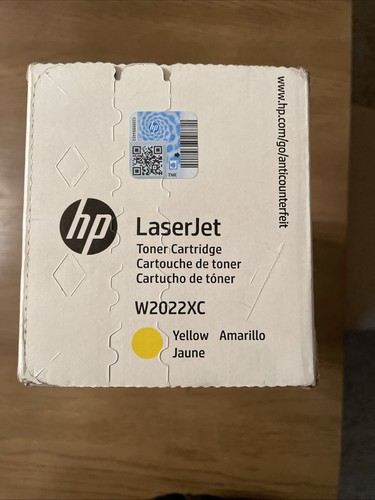 Genuine HP 414X W2022XC High Yield Yellow Toner Cartridge New in Sealed ...
