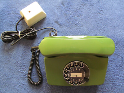 altes Telefon ca. 40 Jahre alt Post Bundespost grün Wählscheibe | eBay.de