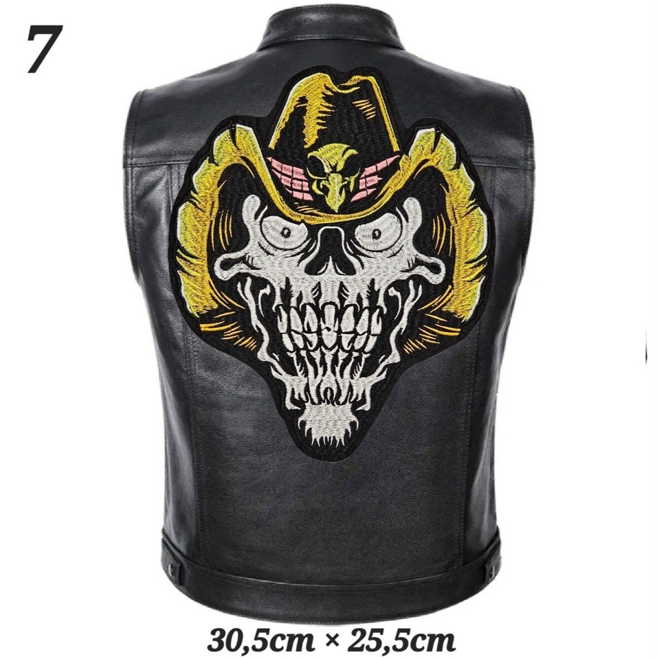 Flicken zum Aufnäher Aufbügler Patch Biker Motorrad Custom Kutte Rücken ...