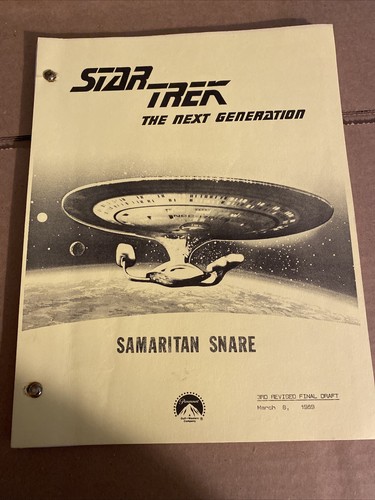 Star Trek The Next Generation Final Draft 1989 Samaritan Snare | eBay.de