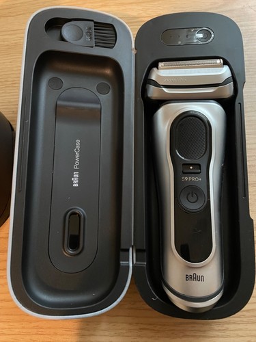 Braun Series 9 Pro Electric Shaver with PowerCase - Black/Silver ...
