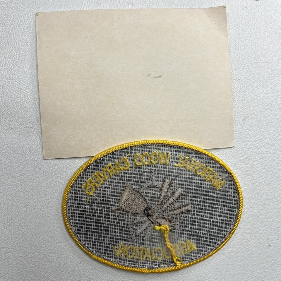 Patch + Decal NATIONAL WOOD CARVERS ASSOC. Wood Carving Patch ...