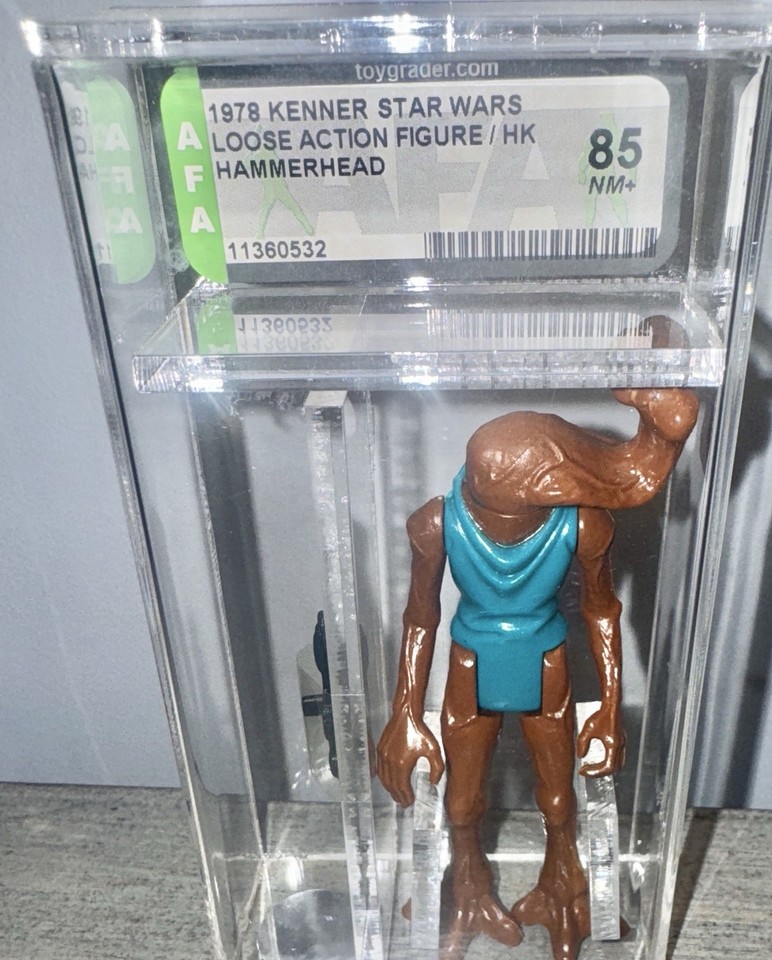Star Wars Hammerhead AFA graded 85 NM+ vintage 1978 Action Figure ...