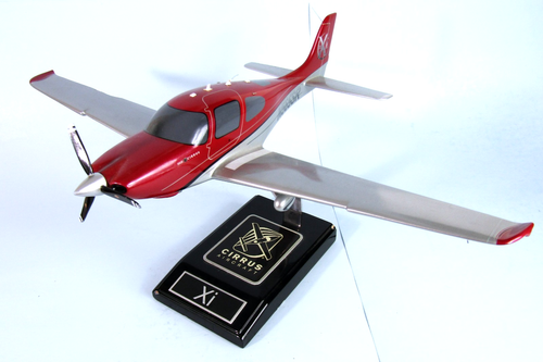CIRRUS SR22 Xi SINGLE ENGINE AIRCRAFT 19" Wood Model FDM Factory Direct ...