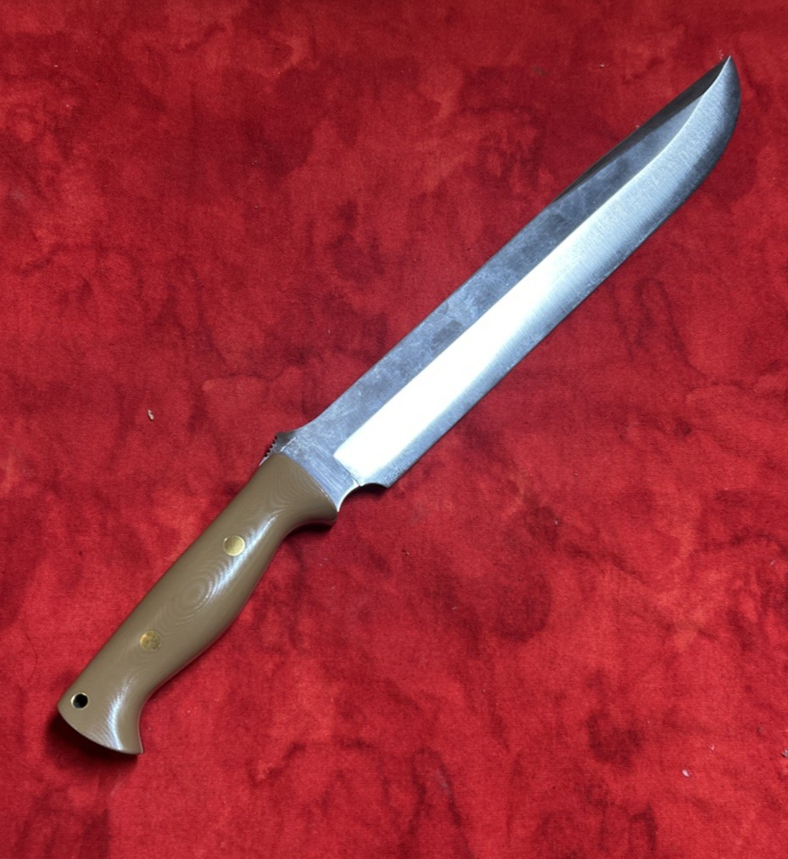 Bark River Knives Bravo III in CPM3V with Coyote Brown g10 White Liners ...