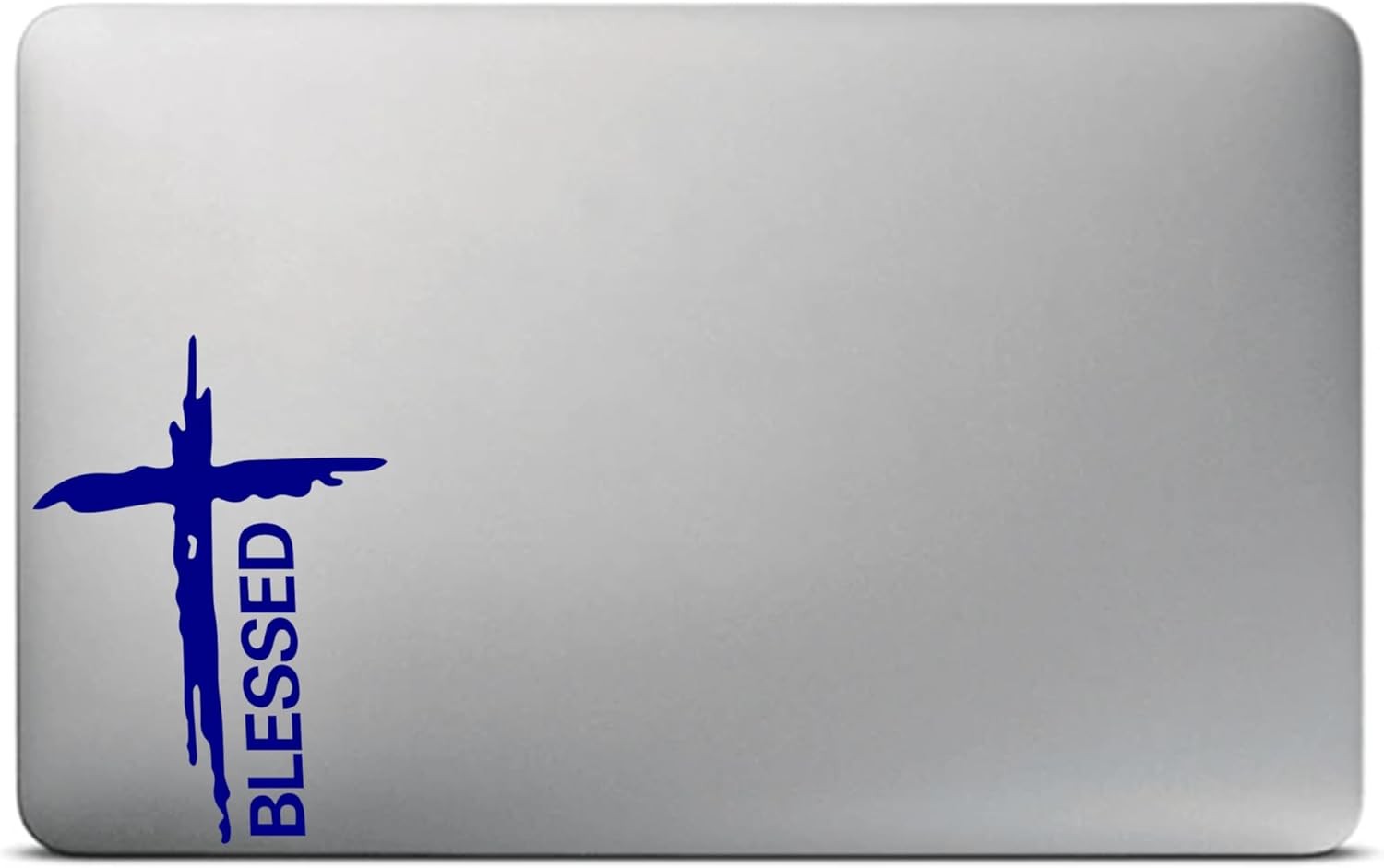 Cross Sticker Pack of 5 – Religious Vinyl Decals in Black, Blue, Red ...