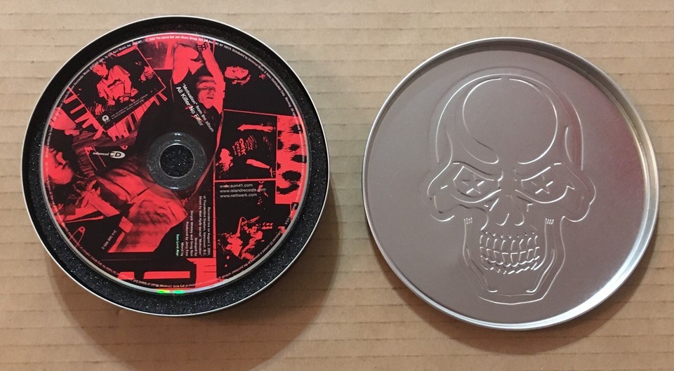 SUM 41 Motivation 3 LIVE trx & RARE VIDEO METAL TIN CAN Numbered USA CD ...