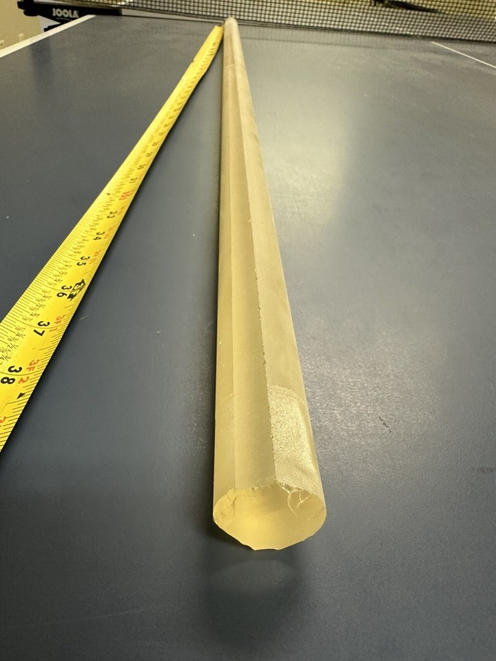 Schott ZERODUR Optical Rod Glass 1” Dia 40” Length, NASA, Laser ...