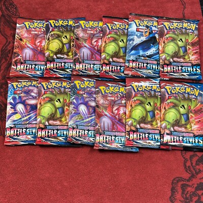 POKEMON TCG! 12x SWSH Battle Styles BOOSTER PACK SEALED BRAND NEW | eBay