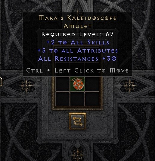 D2R LADDER S6 Softcore 💥 Mara's Kaleidoscope Amulet 💥 Diablo 2 ...
