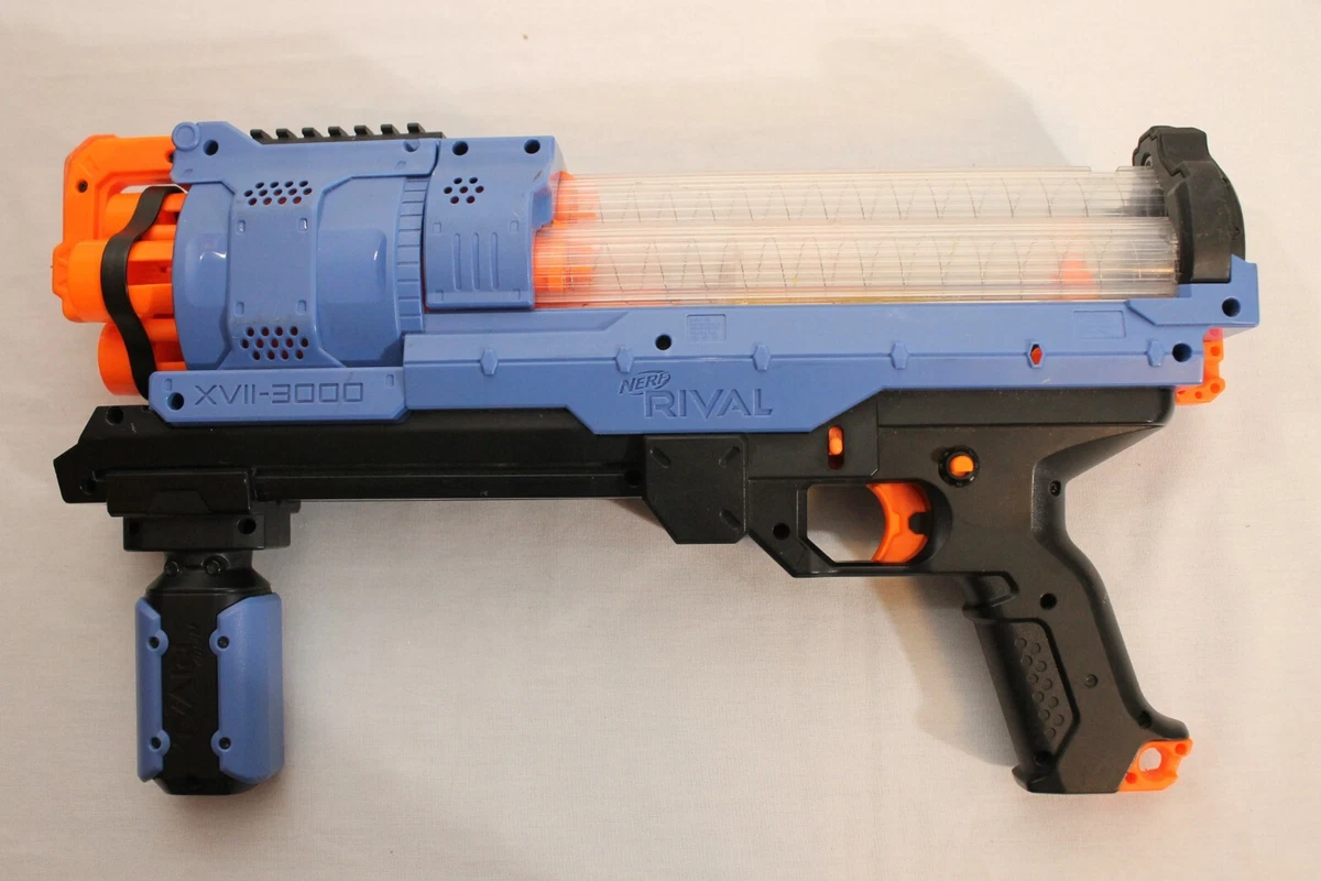 Nerf Rival Artemis XVII-3000 Blue Blaster With 30 Nerf