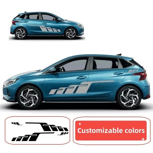 FOR HYUNDAI Graphic Racing Stripe Sport Edition Side Sticker Decal Kit ...