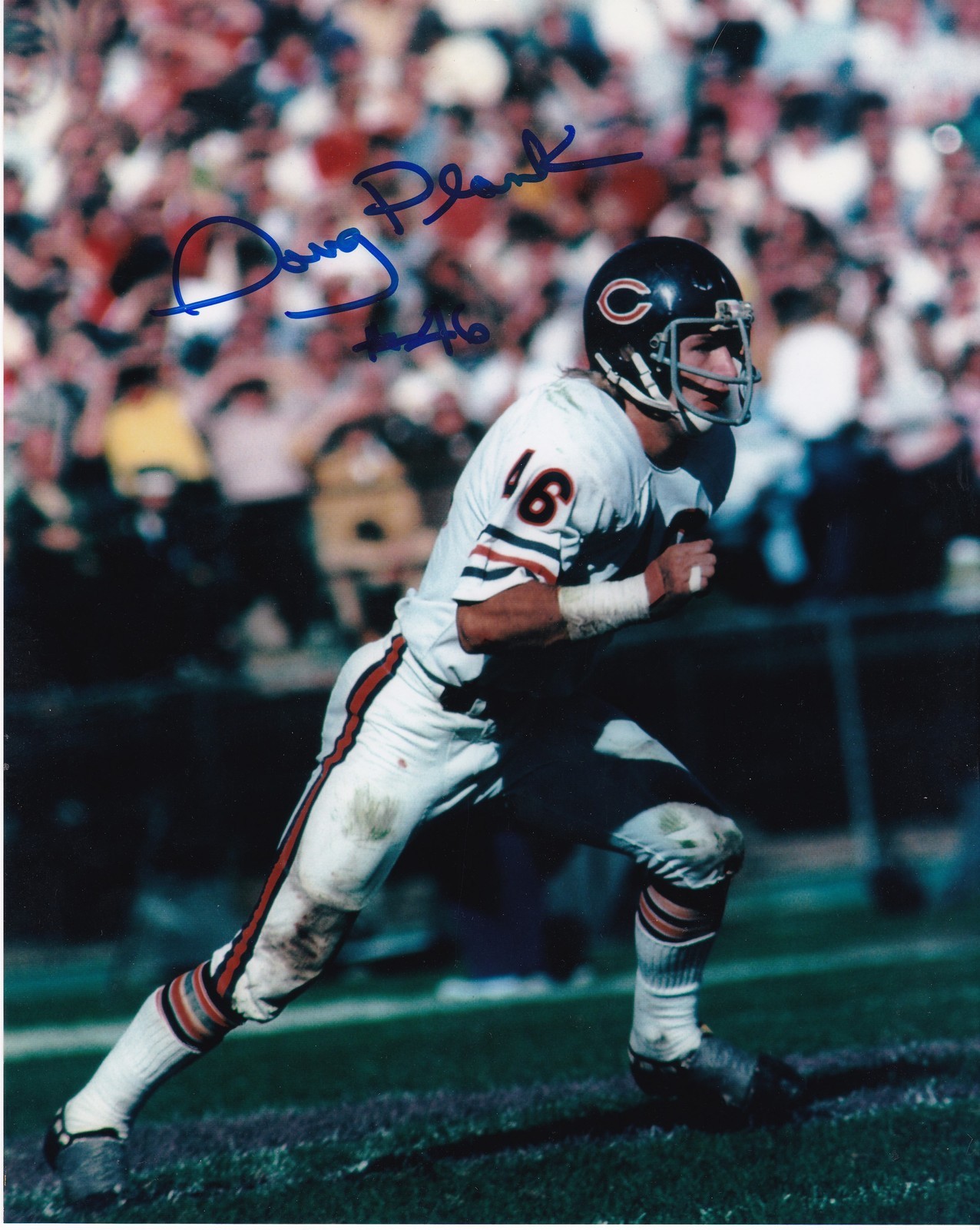 DOUG PLANK CHICAGO BEARS ACTION SIGNED 8x10 | eBay
