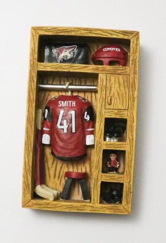 Arizona Coyotes Goalie Mike Smith NHL Hockey Mini Locker Wild Horse ...