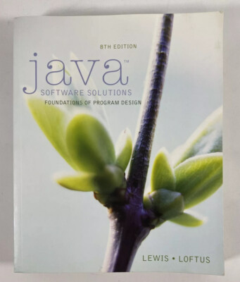 Java Software Solutions by William Loftus and John Lewis (2014, Trade ...