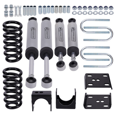 3" Front 5" Rear Drop Lowering Springs Shocks Flip Kit for CHEVY C10 ...