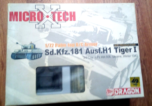 Dragon Micro X Tech 1/72 R/C Armor TIGER I Sd.Kfz.181 Ausf.H1 27MHz WINTER 1943 | eBay