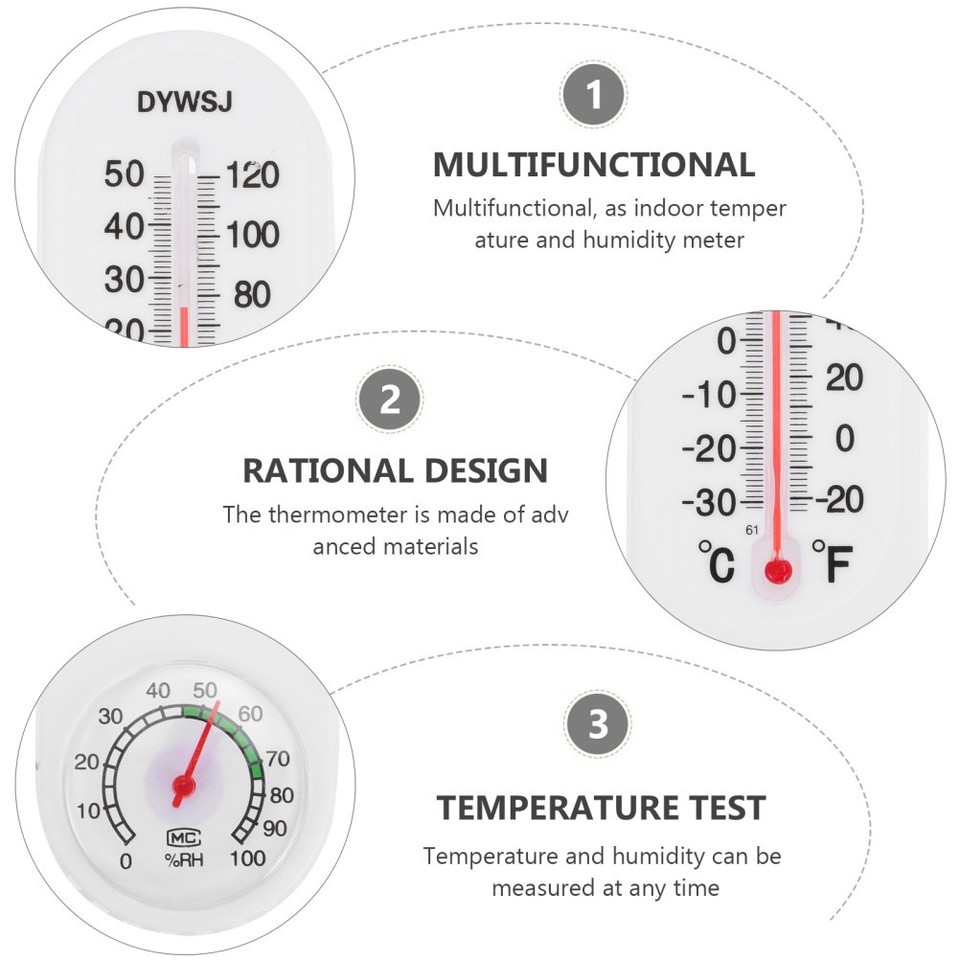 10 pcs Maximum Minimum Thermometer Garden Humidity Meter Greenhouse ...