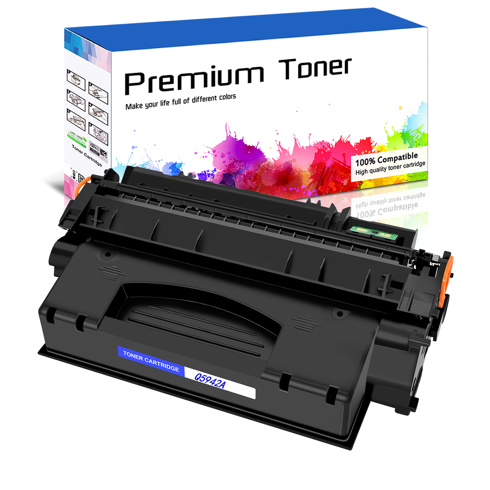 1 PACK Black Q5942A 42A Toner Cartridge For HP LaserJet 4240 4240n 4250 ...
