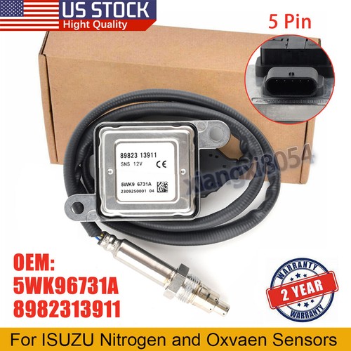 NOX Sensor Outlet OEM 5WK96731A 8982313911 For Isuzu NPR NPR-HD NQR NRR ...