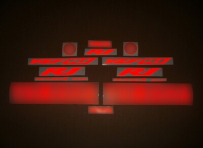 Stickers for YZF R1 custom light reflective red decals set graphics | eBay