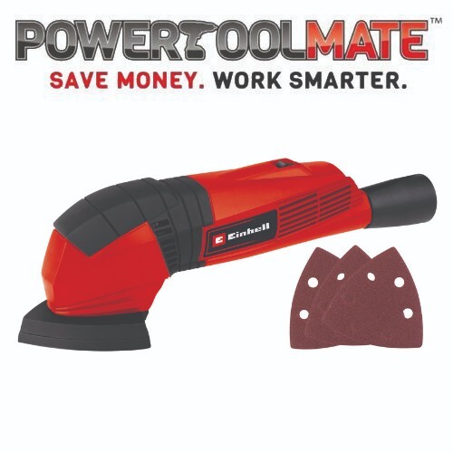 Einhell Delta Detail Sander 190W With Sanding Sheets TC-DS 19 Corded ...