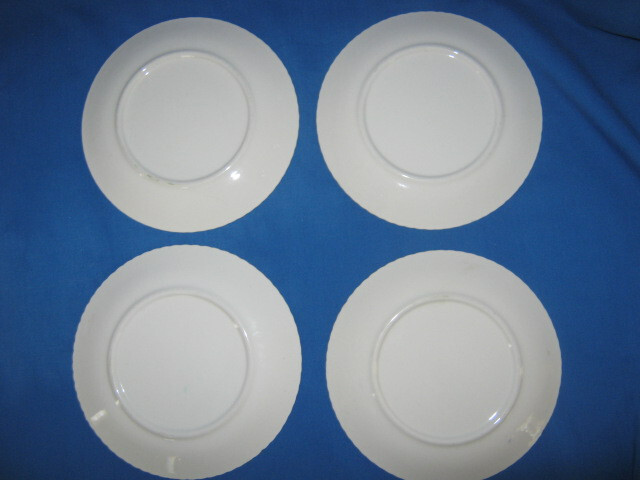 4 Vintage Blue Ridge Pottery Candlewick Edge Bluebell Bouquet Bread ...