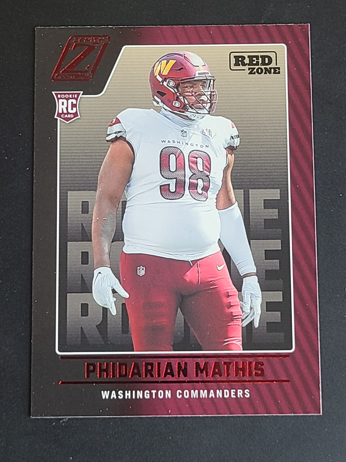 Phidarian Mathis 2022 Zenith Red Zone #159 Commanders RC Rookie | eBay