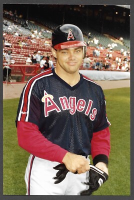 1990 Dante Bichette CALIFORNIA ANGELS UNSIGNED 4 x 6 ORIGINAL SNAPSHOT ...