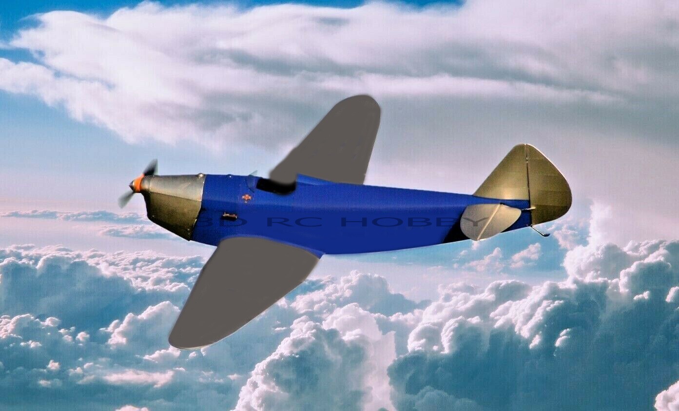 Chilton DW1 48" WS RC Airplane Laser Cut Balsa Ply Short Kit W/ Plans ...