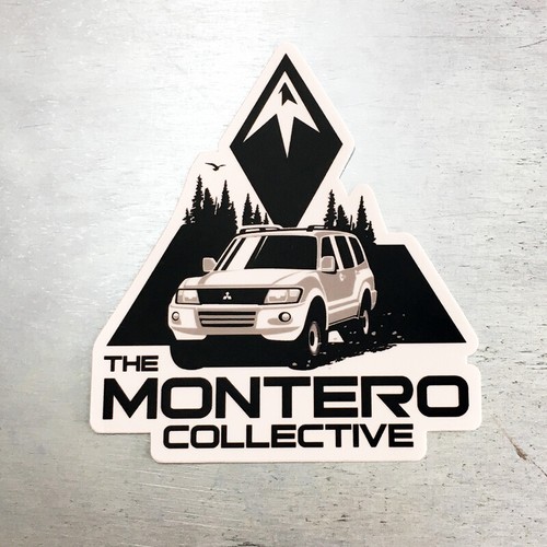The Montero Collective Gen3 Logo Sticker, 2001-2006 Mitsubishi Pajero ...