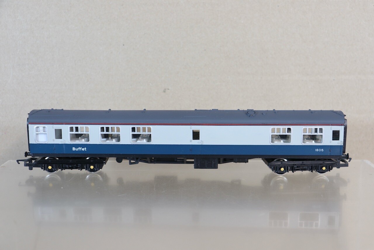 HORNBY R419 BR INTERCITY BLUE GREY MK1 BUFFET CAR COACH 1805 BOXED og ...