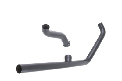 Kick or Electric Exhaust Header Kit Black fits Harley Davidson | eBay