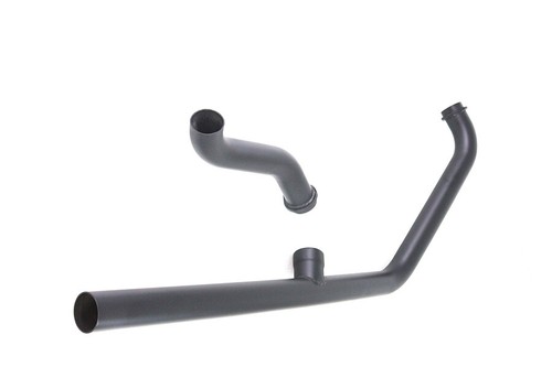 Kick or Electric Exhaust Header Kit Black fits Harley Davidson | eBay