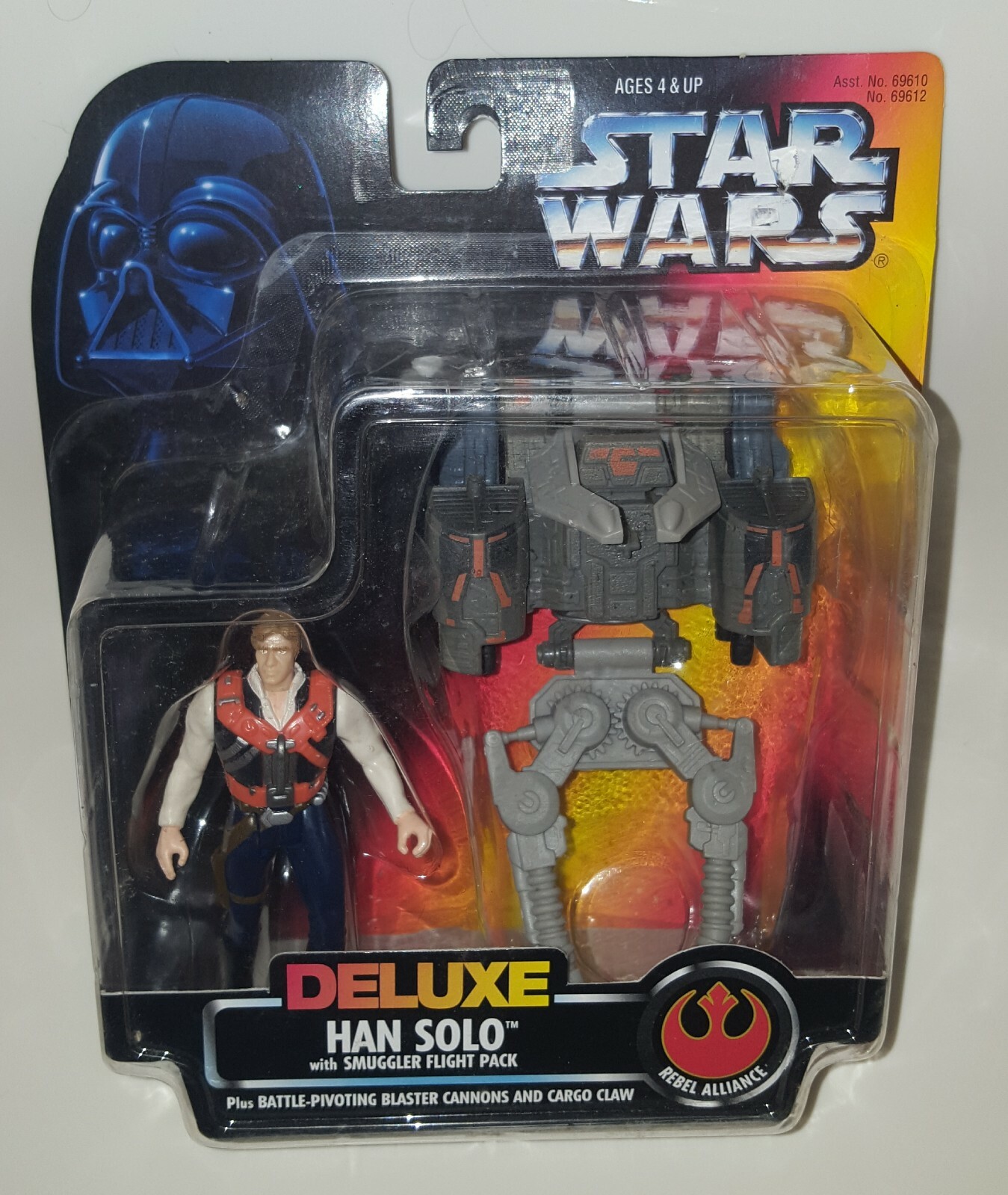 Star Wars: Han Solo {Smuggler Flight Pack} 3.75" Deluxe Action Figure ...