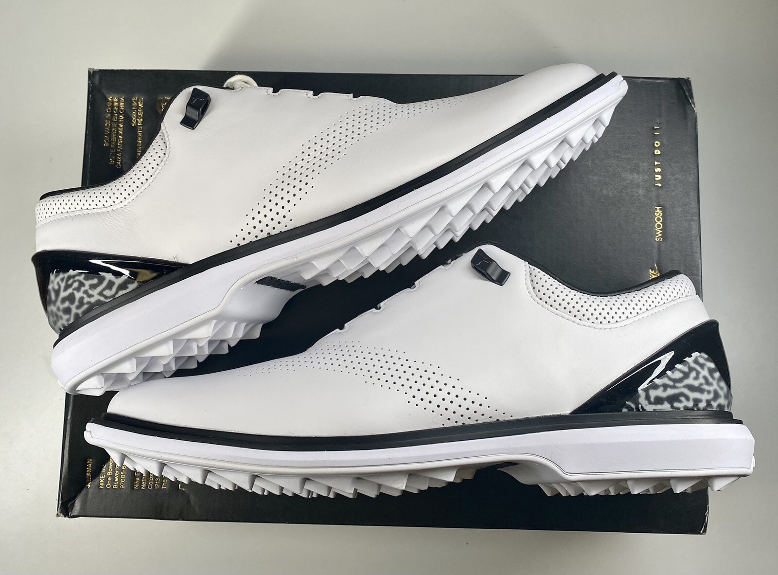 NEW Jordan ADG 4 Men's Size 11 White/White-Black Oreo DM0103-110 Nike ...