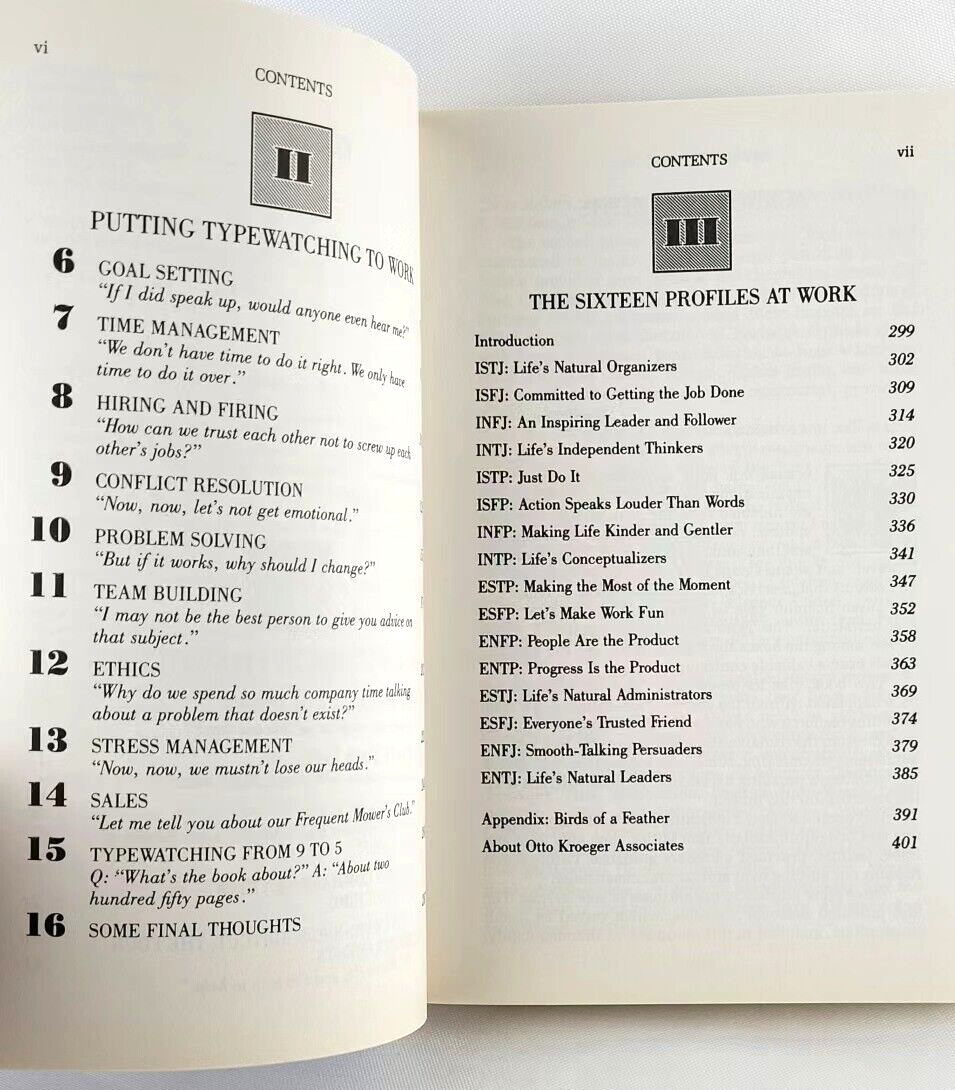 Type Talk at Work : How the 16 Personality Types Determine Your Success ...