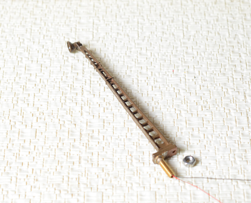 2 x OO / HO scale LED red flashing mast tower light Model spotlight ...