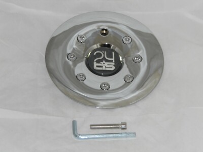 TIS 24" WHEELS TIS-05 S409-06 13 TIS0520024 CHROME WHEEL RIM CENTER CAP ...