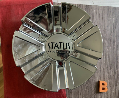 #B 1) Status Trojan Chrome Wheel Center Cap S823 C610401-2/S823-CAP | eBay