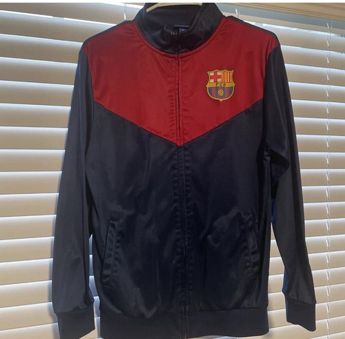 FC Barcelona Futbol/Soccer Full Zip Track Jacket Barca Edition Size S ...