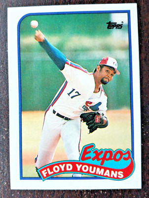 1989 Topps #91 Floyd Youmans Pitcher Montreal Expos FREE shipping | eBay