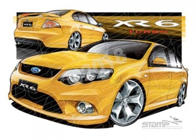 XR6 FG XR6 FG FALCON XR6 TURBO OCTANE A1 STRETCHED CANVAS (FT192 ...