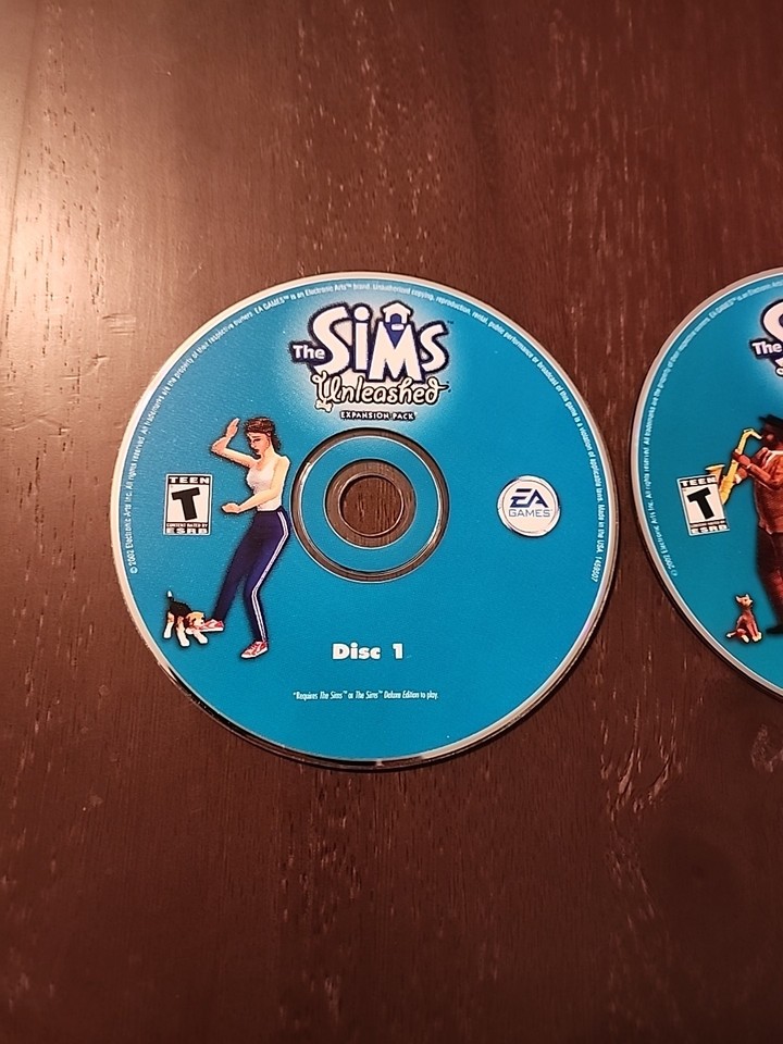The Sims Unleashed Expansion Pack Discs 1 & 2 Only | eBay