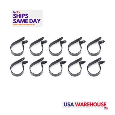 Quickcar 66-820, Set of 10 Black Nylon Adel Line Clamps Nylon 1In 10Pk ...